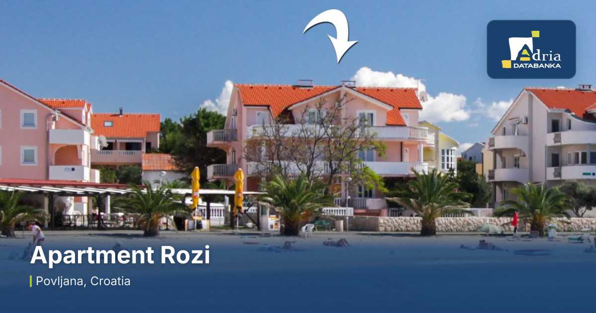 Apartment Rozi - Island Pag - Croatia | Adria Databanka